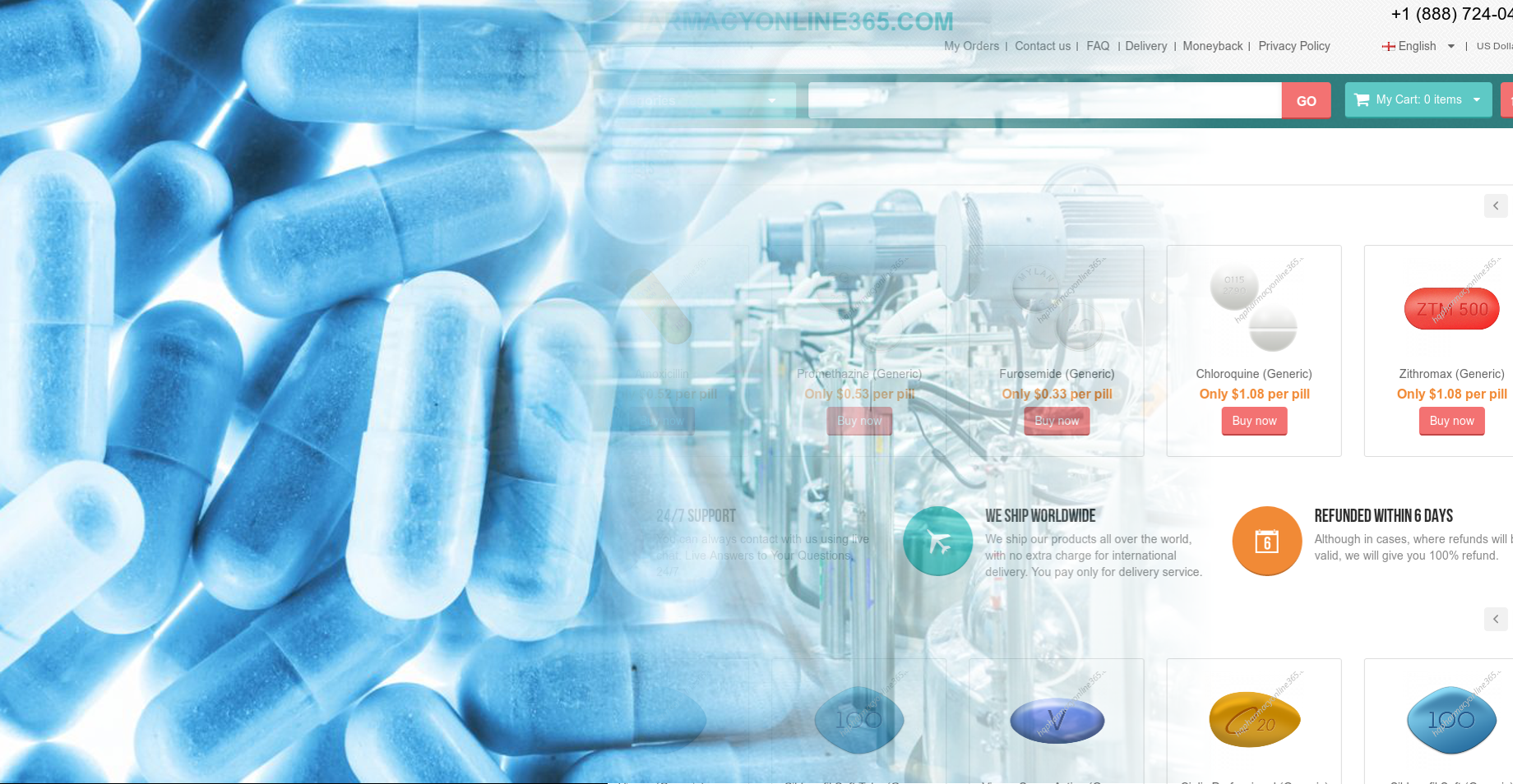 Inhouse Pharmacy Has An Extensive Product Line-up That Includes: